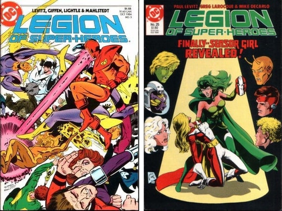 Legion of Super-heroes Digital Comics on DVD Collection. - Etsy