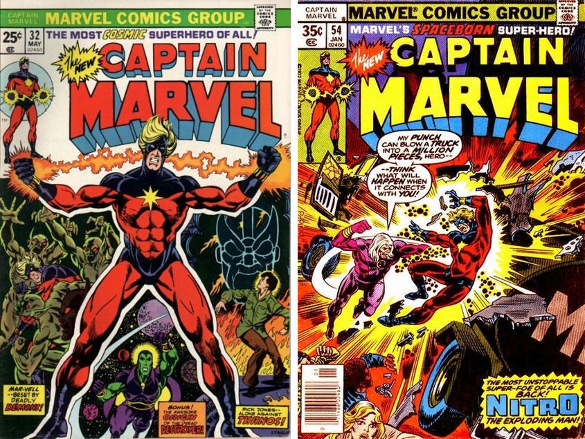 Captain Marvel Digital Comics on DVD Collection. - Etsy
