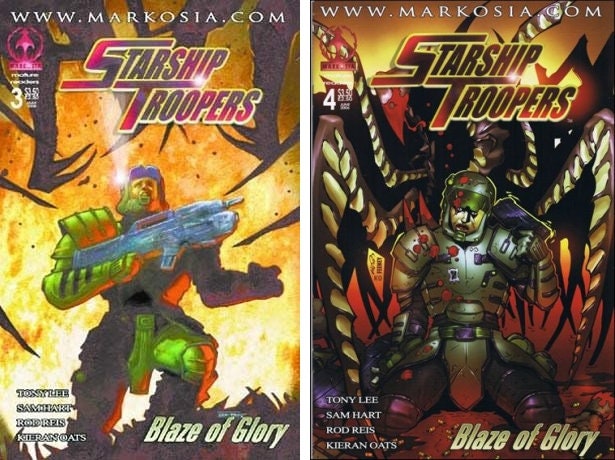 Starship Troopers Digital Comics on CD Collection. - Etsy