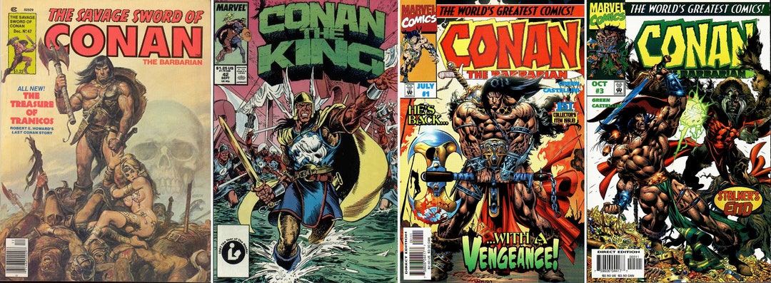 Conan Digital Comics 4 DVD Collection. 100's of Issues - Etsy