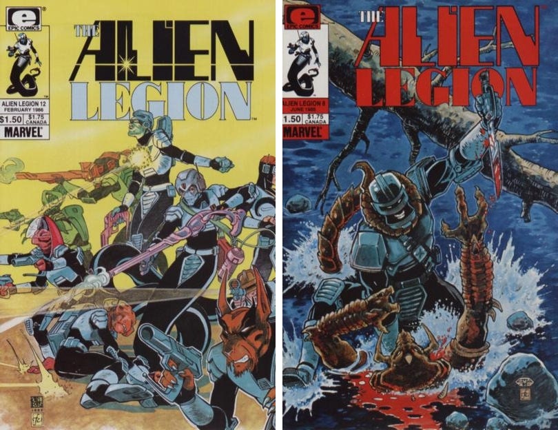 Alien Legion Digital Comics on CD Collection. - Etsy