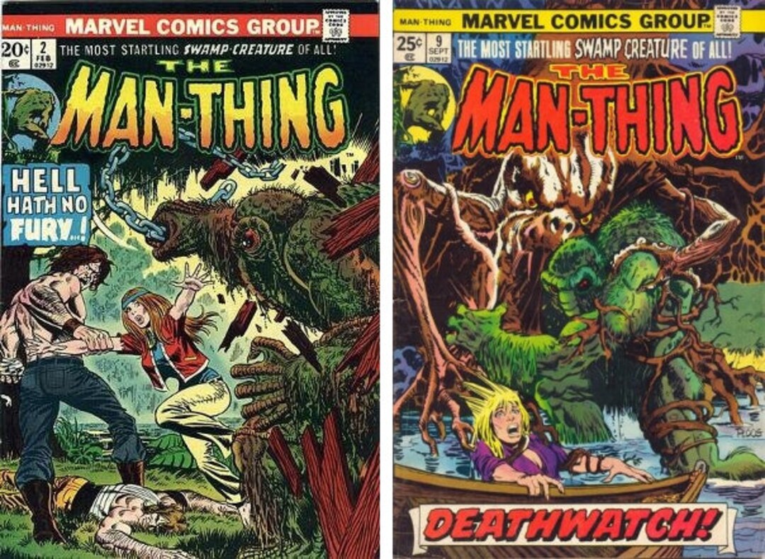 Man Thing Digital Comics on CD Collection. - Etsy
