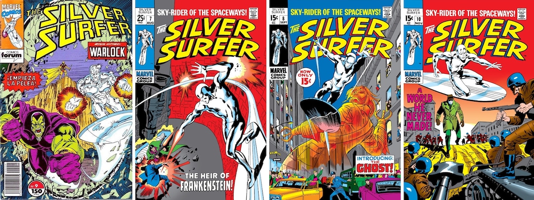 Silver Surfer Digital Comics on DVD Collection. - Etsy