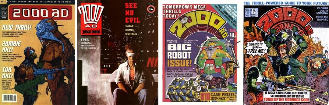 2000 A.D. Digital Comics 7 DVD Collection. 1500+ Issues - Etsy
