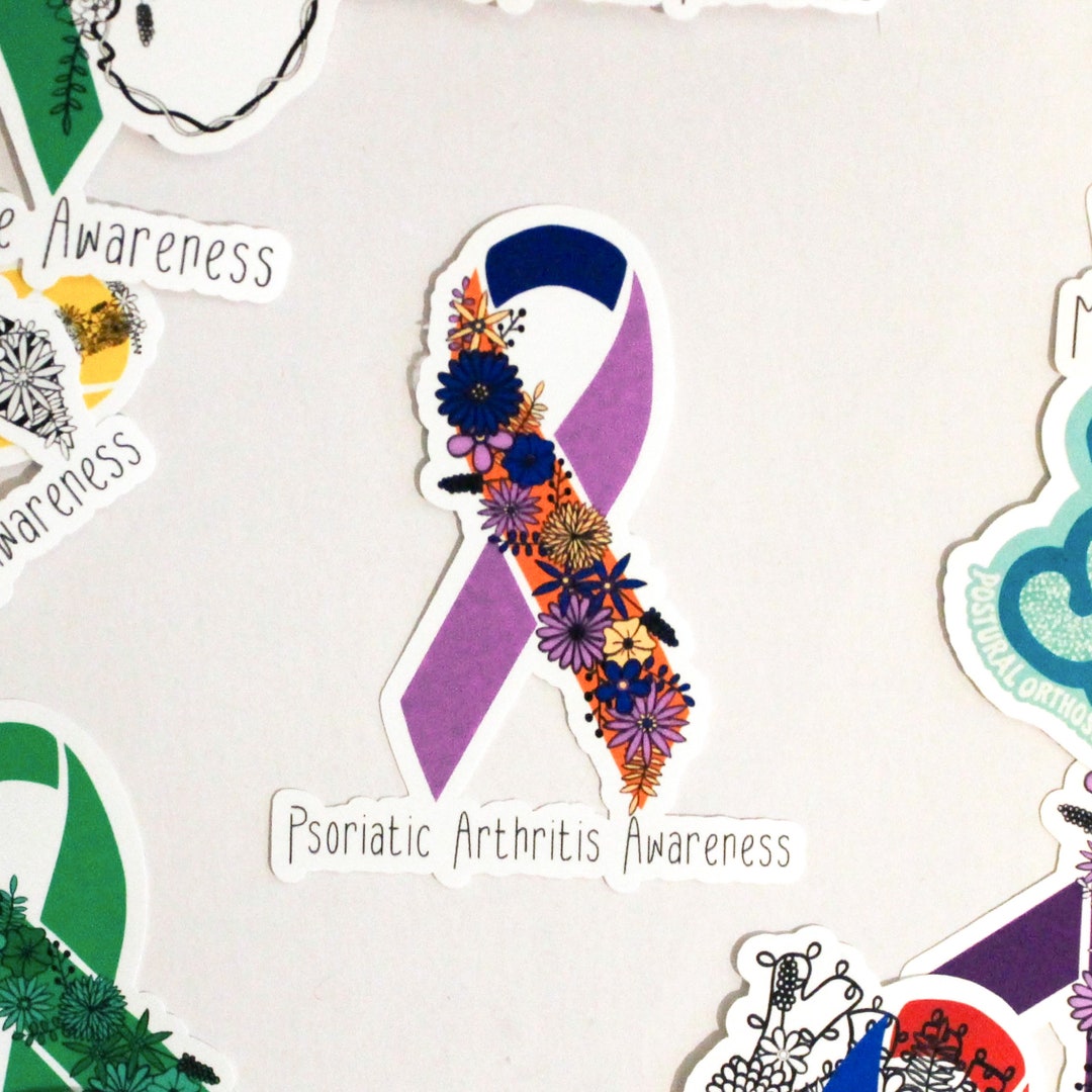 Psoriatic Arthritis Awareness Sticker - Etsy Psoriatic Arthritis Awareness Sticker - Etsy