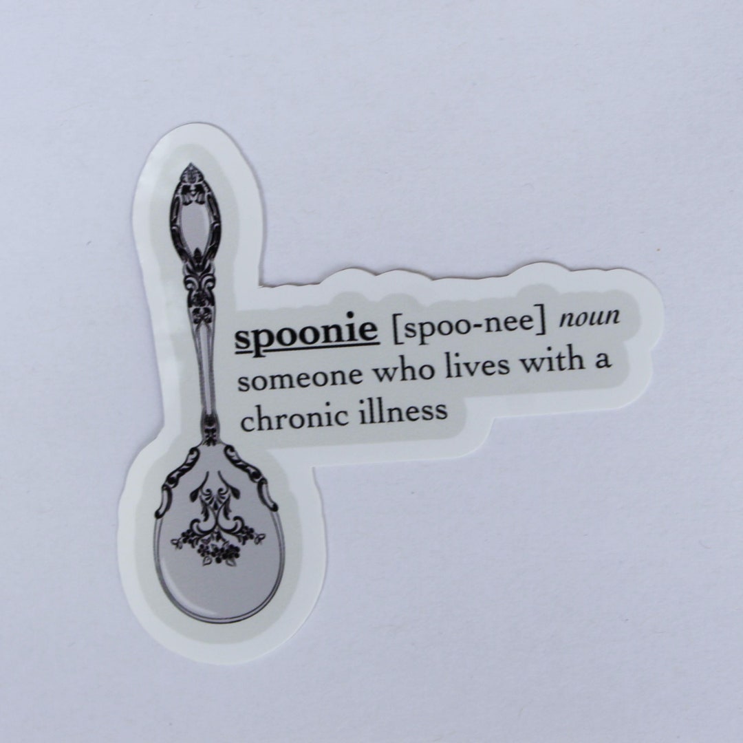 Spoonie Definition Vinyl Sticker - Etsy