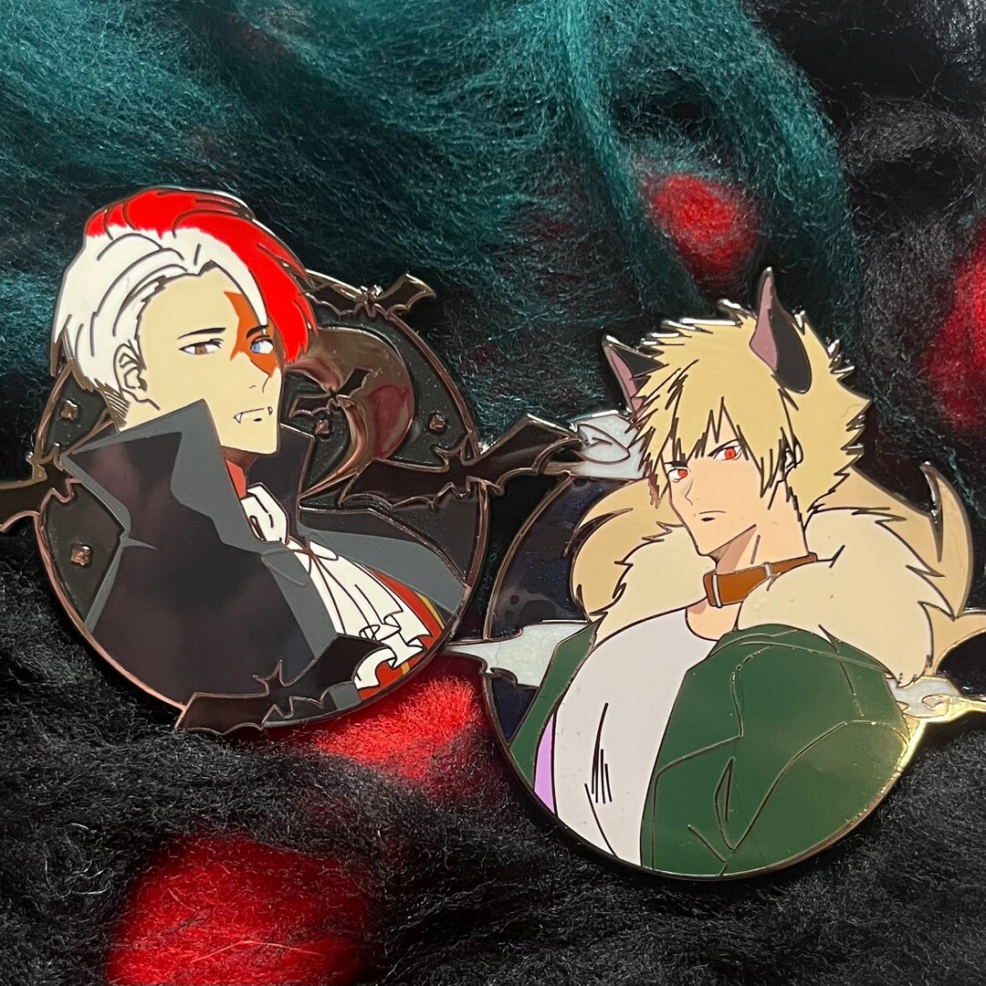 My Hero Academia MHA Todoroki Halloween Vampire Enamel Pin - Etsy