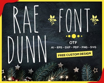 Rae Dunn Font Rae Dunn SVG Rae Dunn Font SVG Cricut Font Font SVG ...