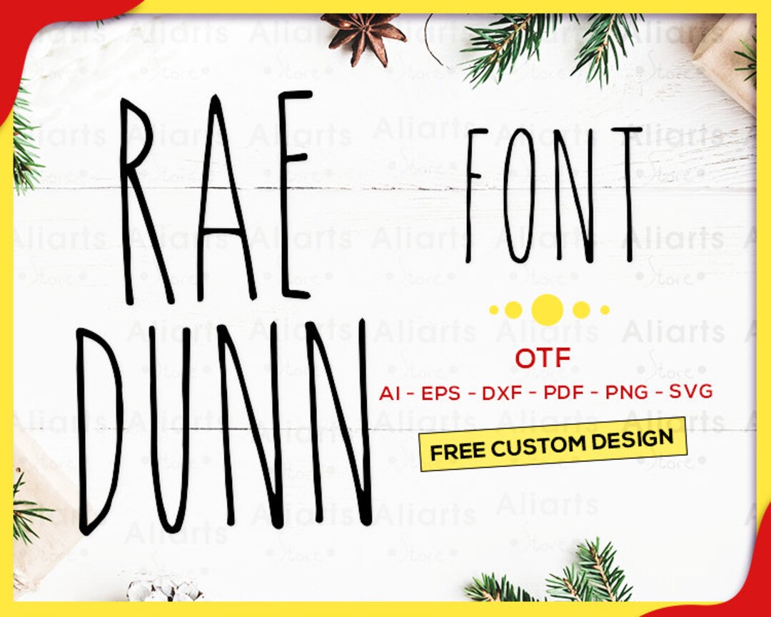 Rae Dunn Font Rae Dunn SVG Rae Dunn Font SVG Cricut Font Font SVG ...