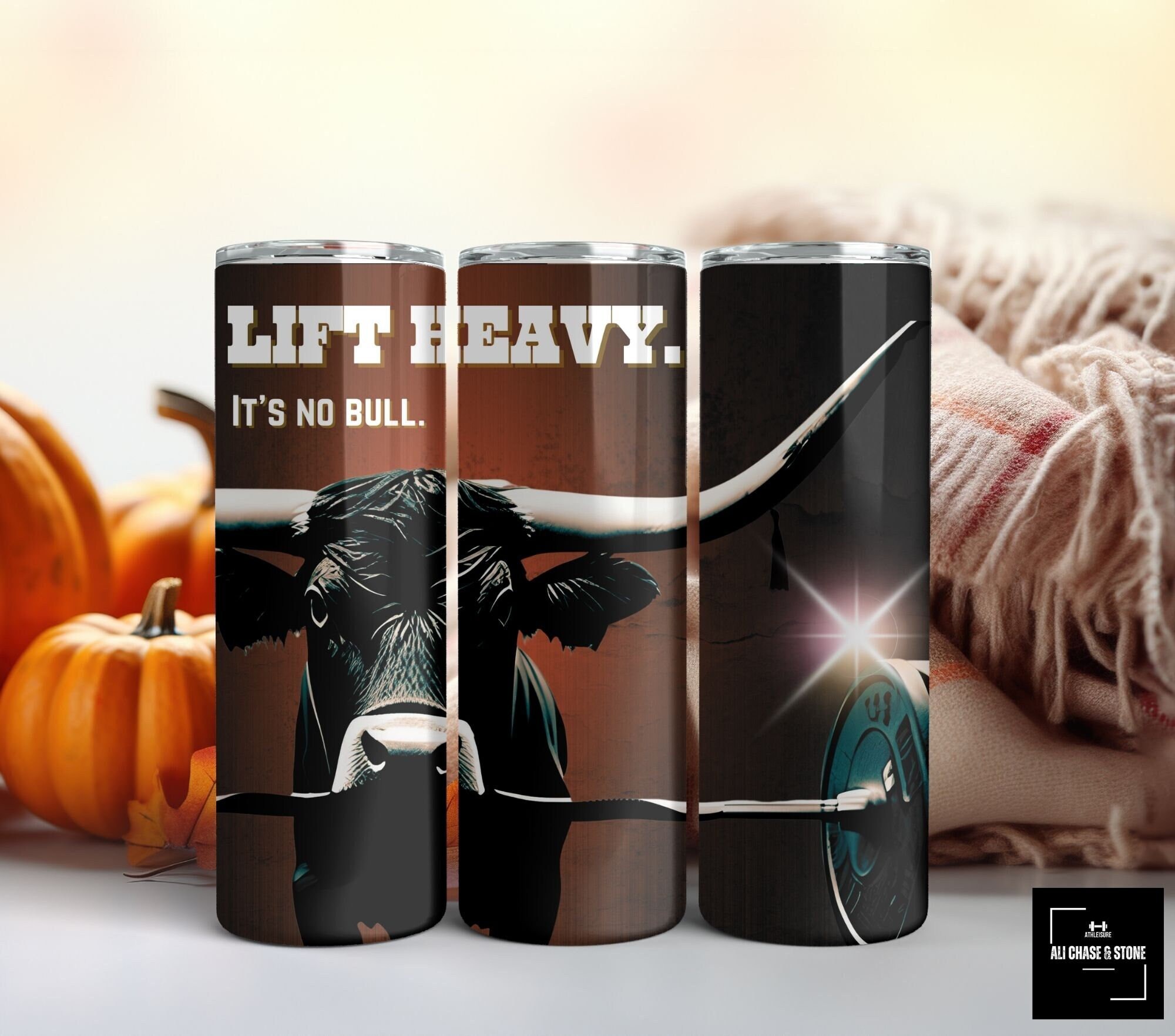 Longhorn Bull Lift Heavy It's No Bull .PNG Funny Fitness Sublimation ...