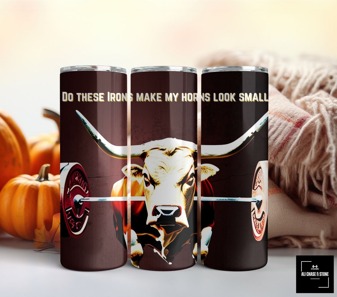 Longhorn Bull Power-lifting .PNG Funny Fitness Sublimation Design ...