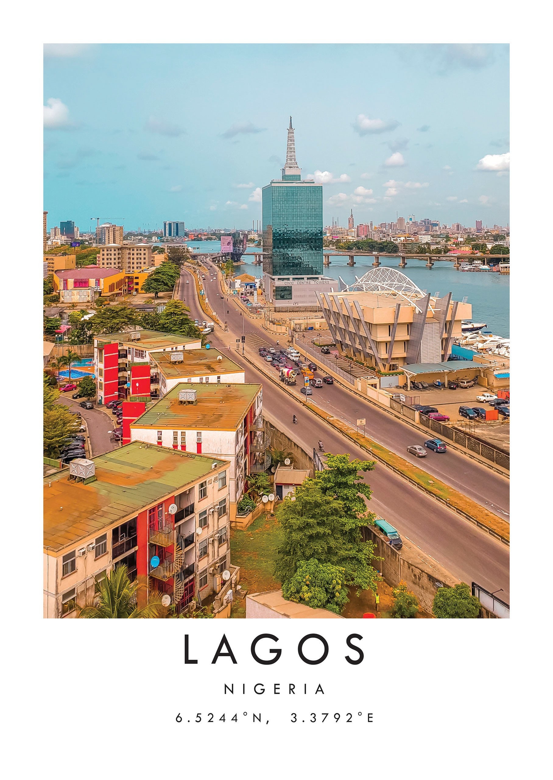 Lagos Travel Print Nigeria Poster Print Lagos Wall Art - Etsy