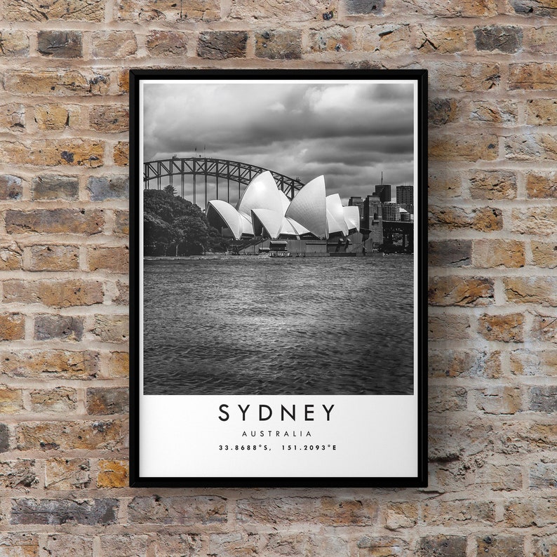 Sydney Travel Print Sydney Poster Print Sydney Wall Art | Etsy