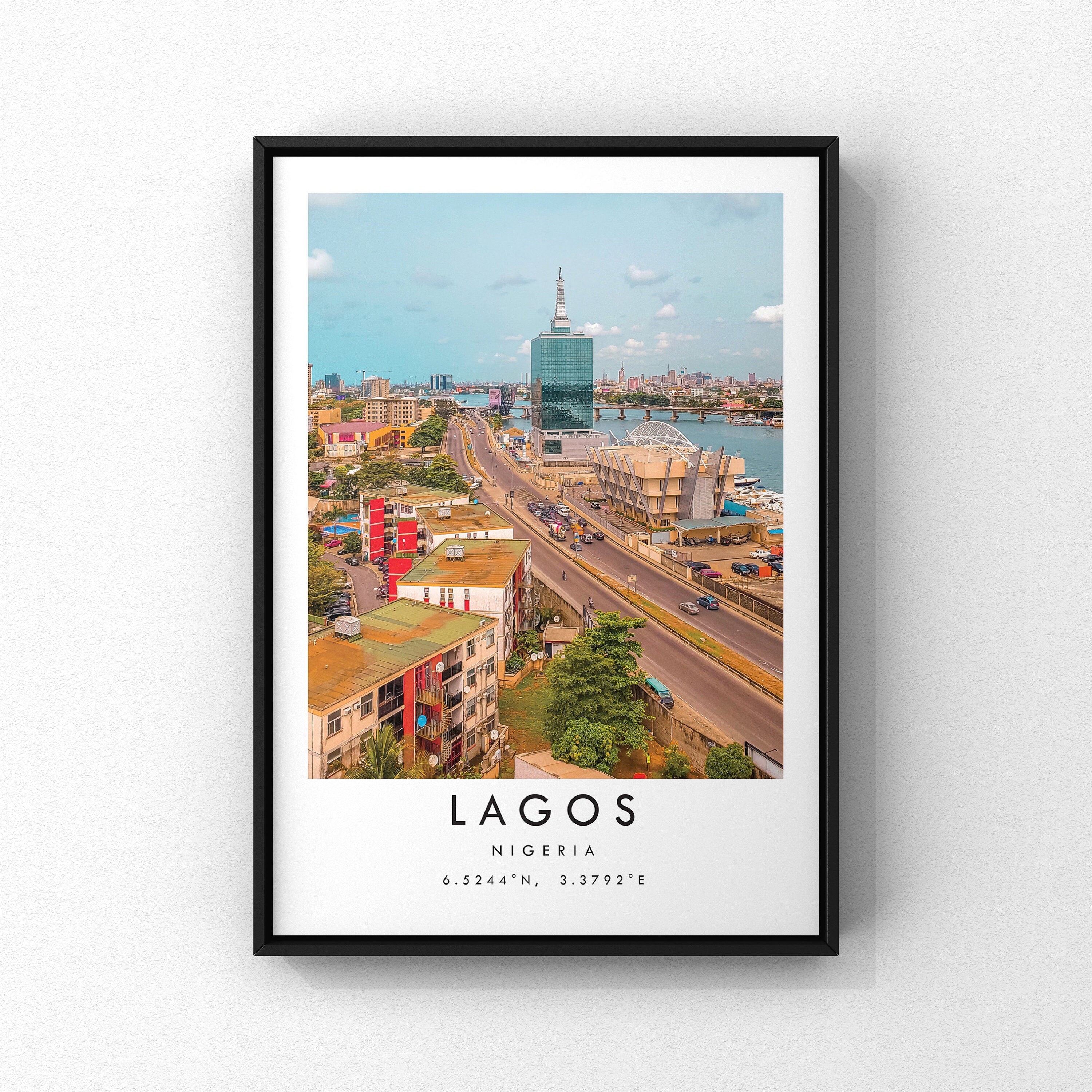 Lagos Travel Print Nigeria Poster Print Lagos Wall Art - Etsy