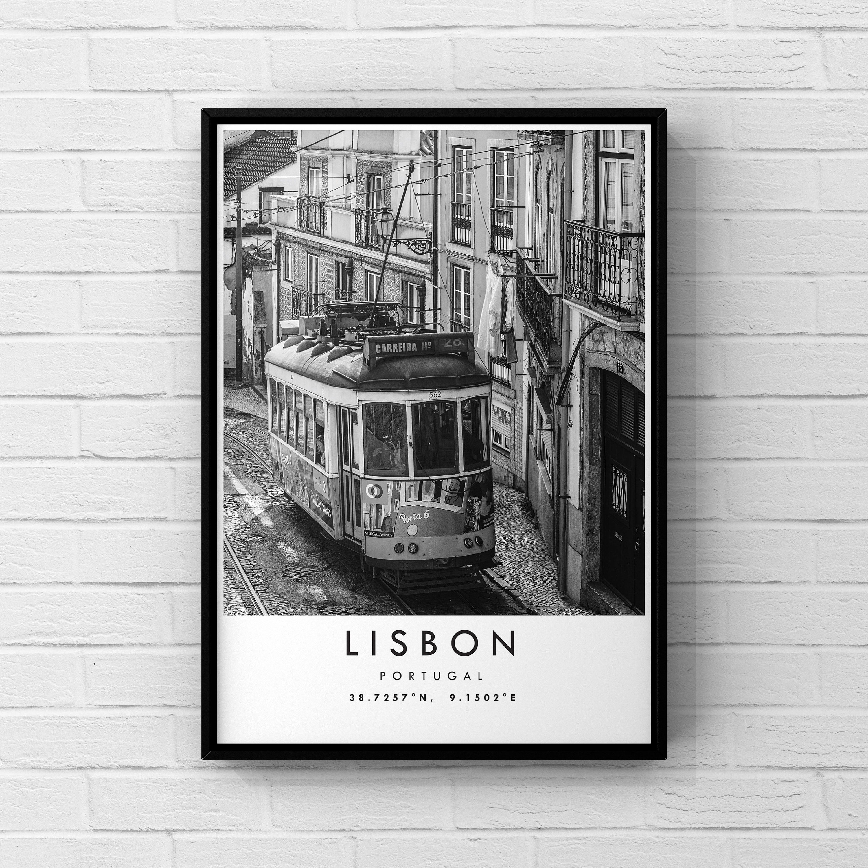 Lisbon Travel Print Lisbon Poster Print Lisbon Wall Art | Etsy