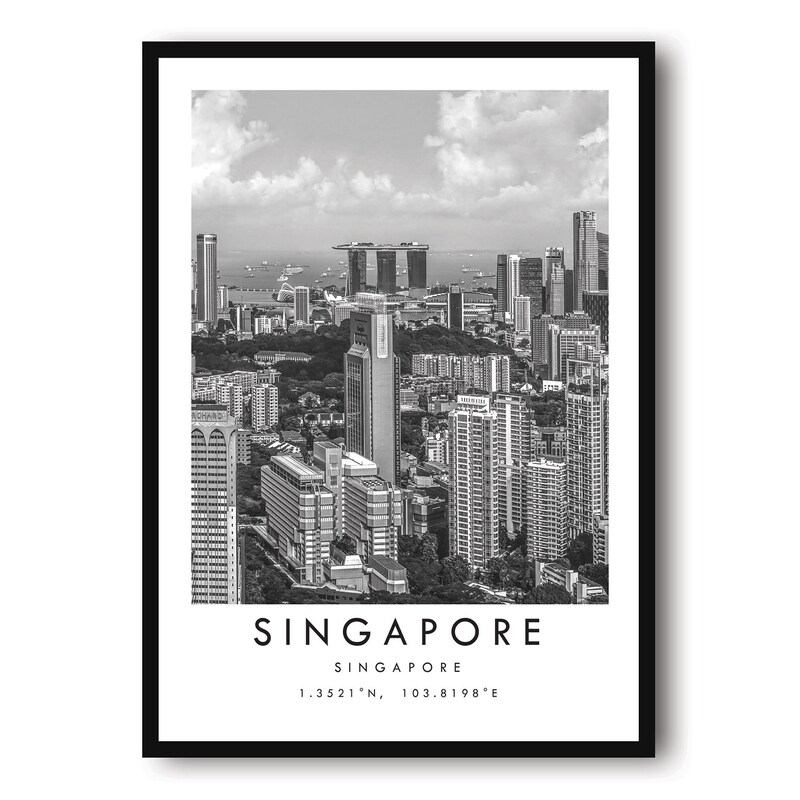 Singapore Poster - Etsy