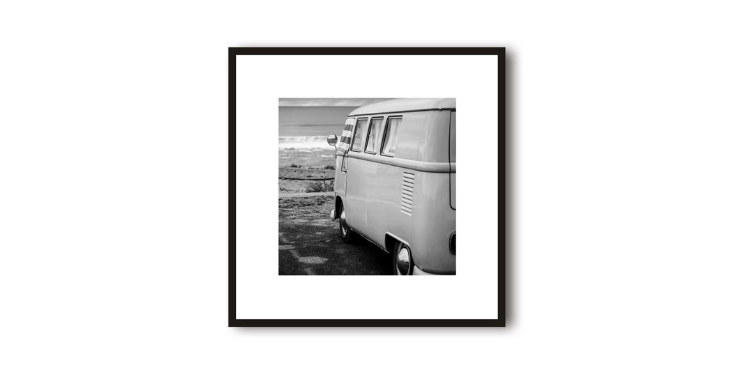 California Photo Print With White Border Campervan Photography Travel ...