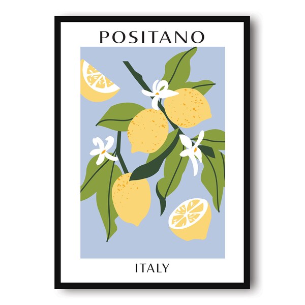Positano Print - Etsy UK