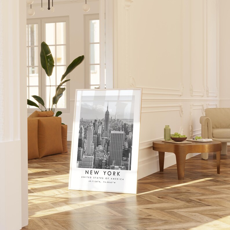 Copenhagen Print: Black and White Denmark Travel Poster - Etsy