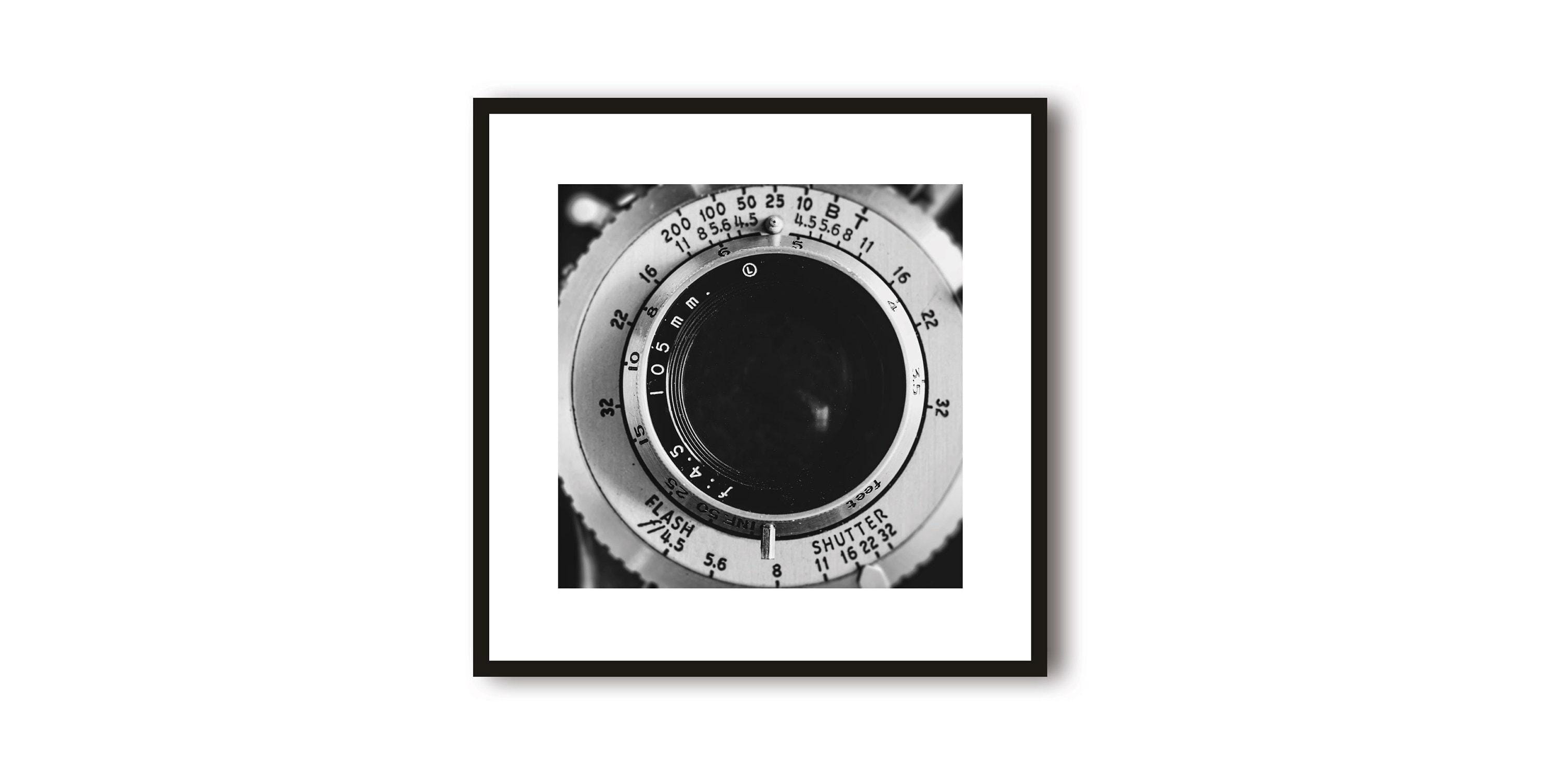 Vintage Camera Lens Art Print: Photographer Gift, Wall Decor - Etsy UK