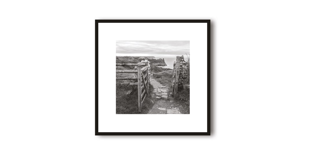 Tor Bay Photo Print With White Border Gower Peninsula Photography ...