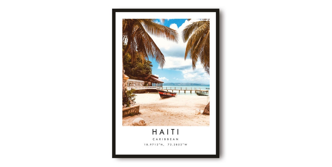 Haiti Travel Print, Haiti Poster, Gallery Wall, Home Decor, Popular ...