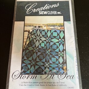 Storm at Sea Quilt Pattern - Etsy