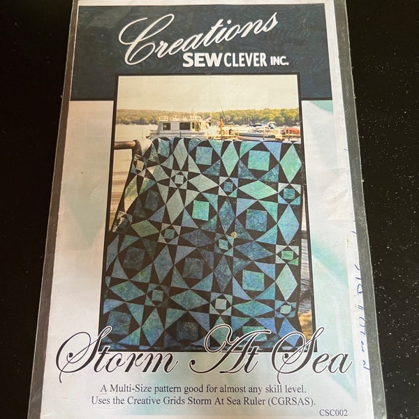 Storm at Sea Quilt Pattern - Etsy