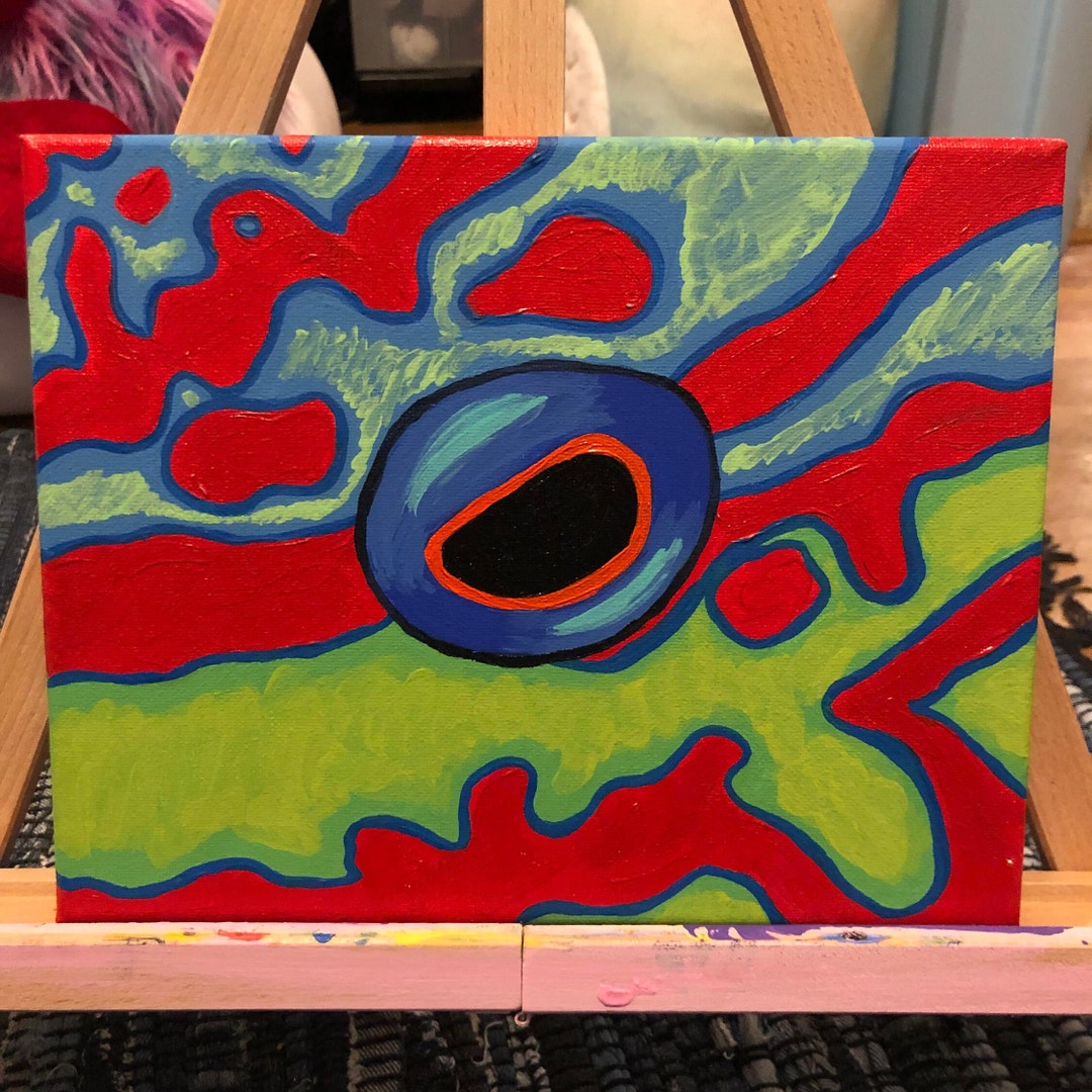 Colorful Fish Eye Painting - Etsy