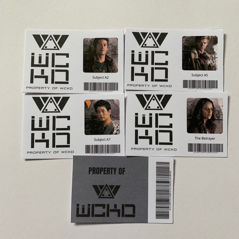 Maze Runner WCKD ID Badge / The Maze Runner / Thomas Newt | Etsy