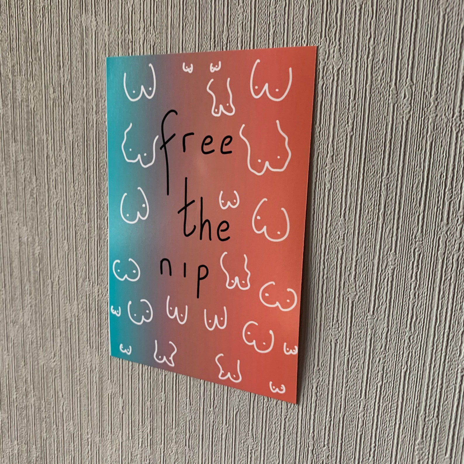 Free The Nip Art Print 6x4 Glossy Decoration Photo Print Etsy