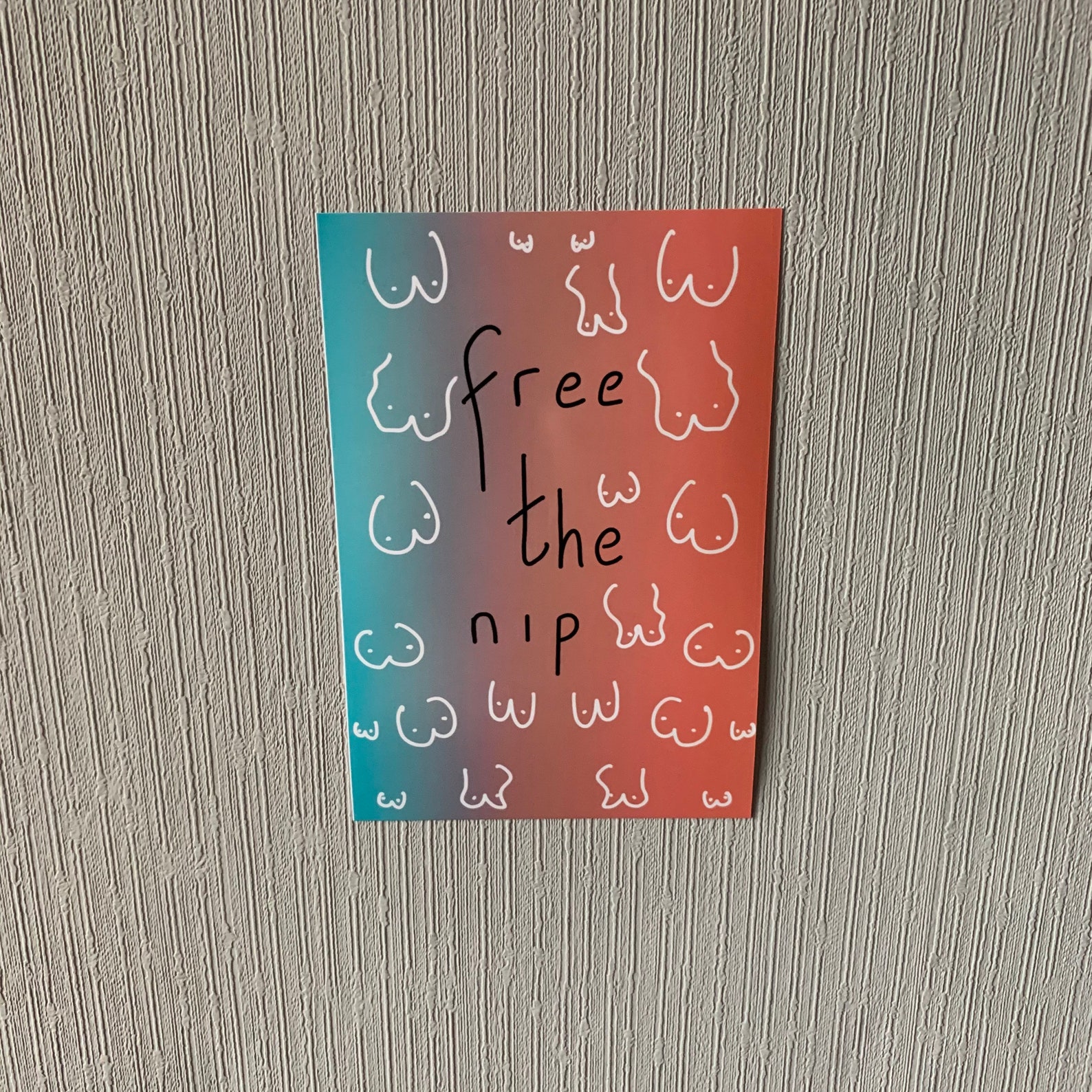Free The Nip Art Print 6x4 Glossy Decoration Photo Print Etsy