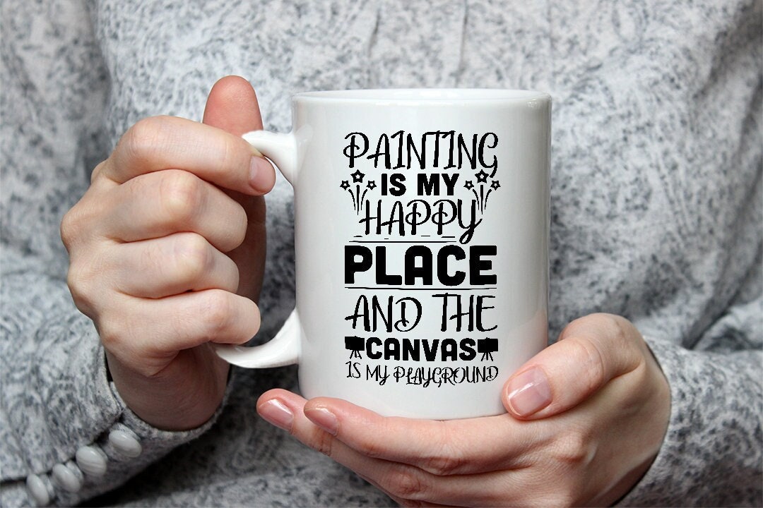 Gift for Artist Artisan Coffee Cup Painters Mug Abstract Painter Lovers ...