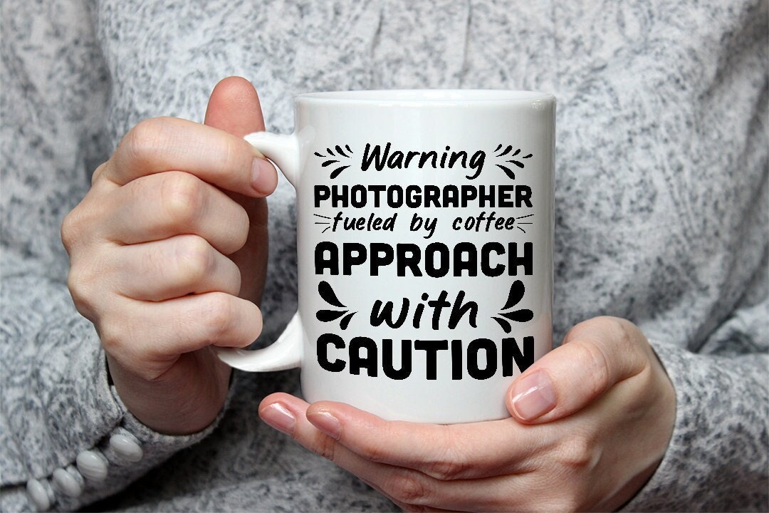 Snapshotter Coffee Cup Photographer Gift Gift for Photographer Photography Caution Mug ...