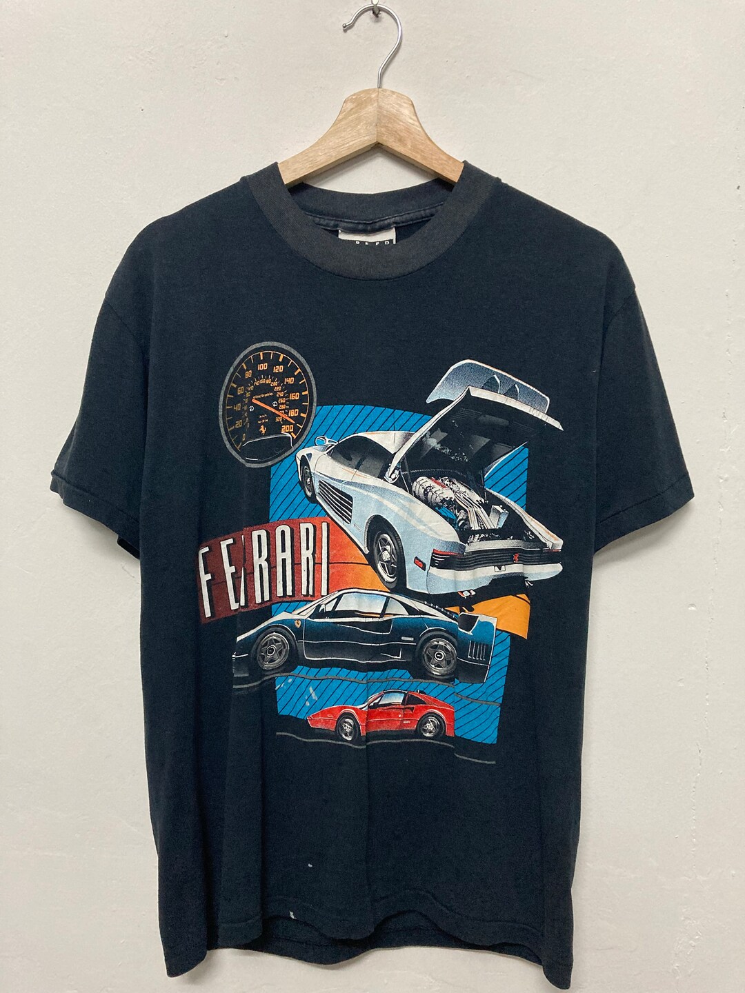 Vintage 80s Ferrari Testarossa Speed Limit 70 Shirt - Etsy