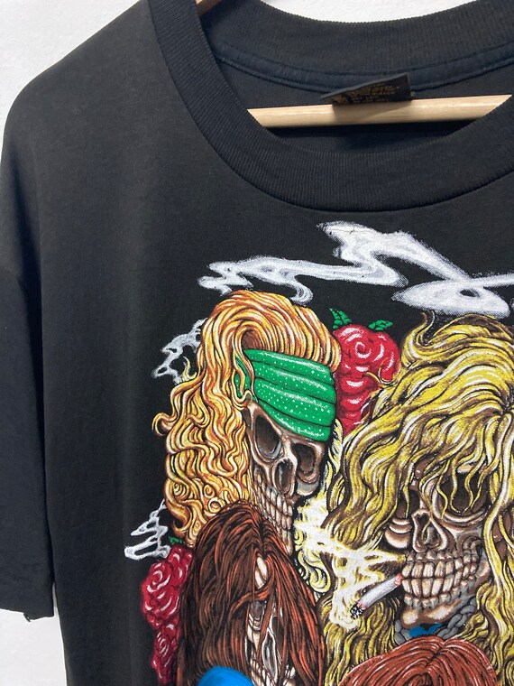 Vintage 1994 Guns n Roses Stacked Skulls Shirt - Gem