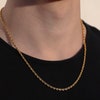 Necklace Set for Men- 18k Gold Sun Pendant Necklace for Man Chain Man ...