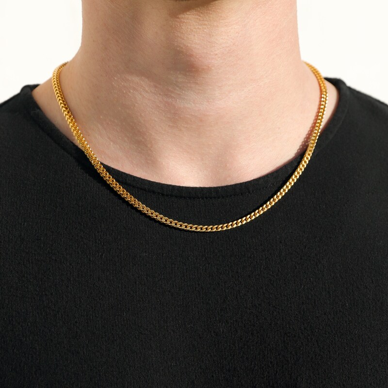 18k Franco Chains - Etsy