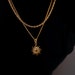 Necklace Set for Men- 18k Gold Sun Pendant Necklace for Man Chain Man ...