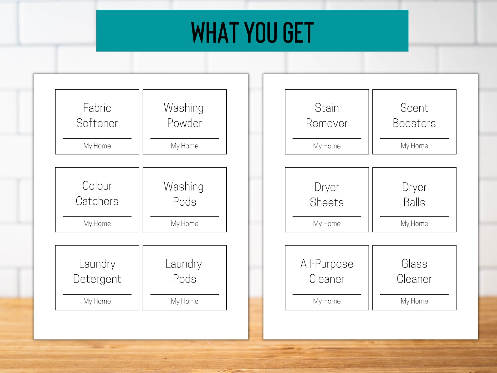 Cleaning Product/bathroom Product Label Template, Printable Digital ...