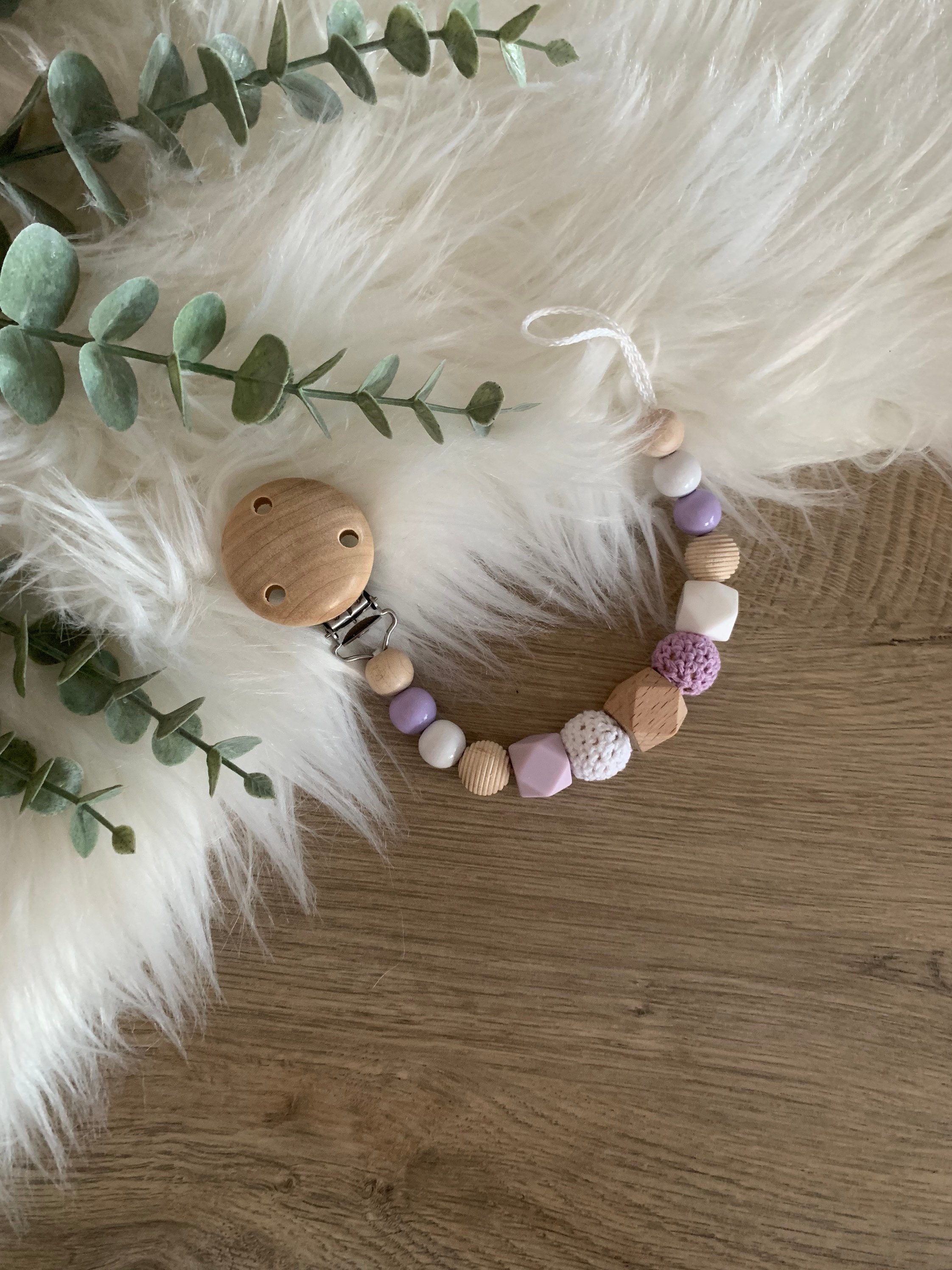 Pacifier chain for girls and boys | Etsy