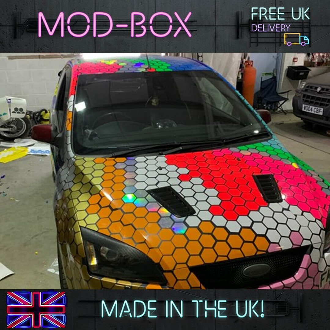Hexagon Car Wrap Decal Sheets - Etsy