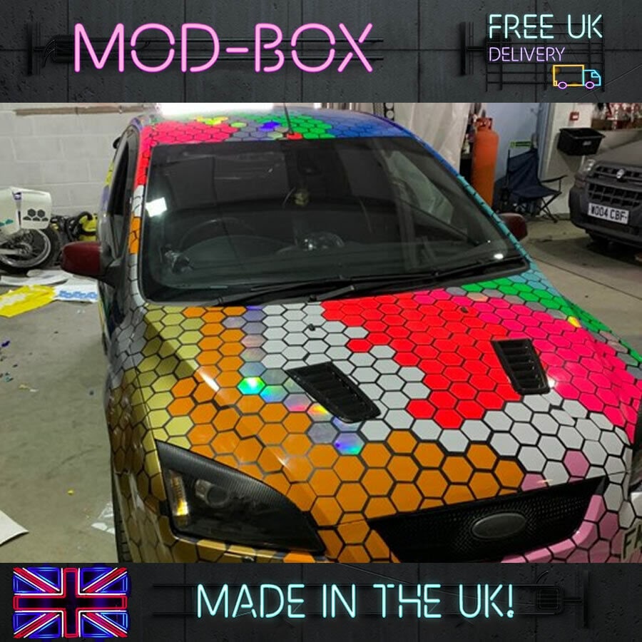 Hexagon Car Wrap Decal Sheets - Etsy