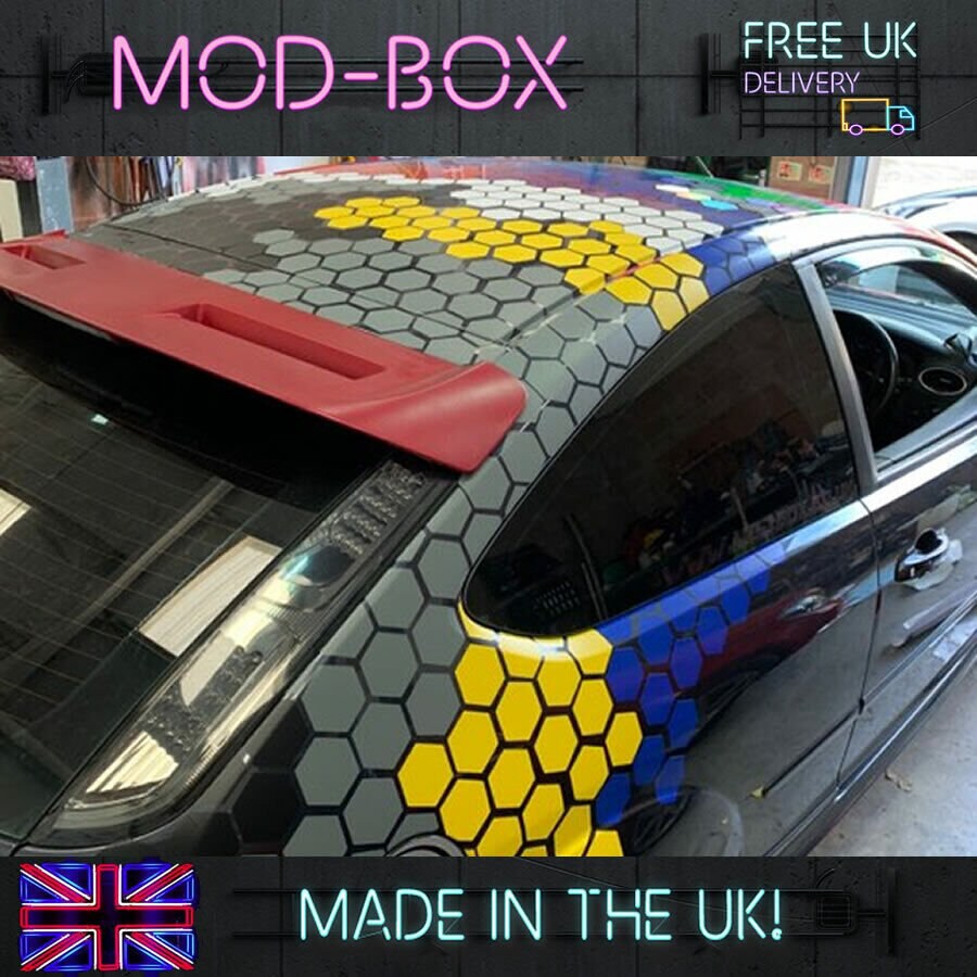 Hexagon Car Wrap Decal Sheets - Etsy