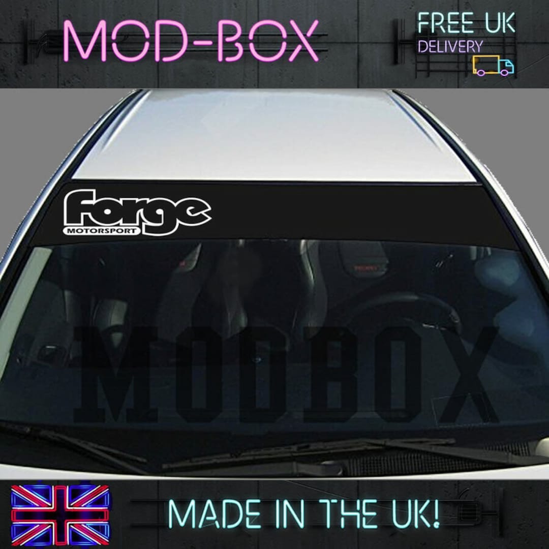 Forge Motorsport Sunstrip Fits All Cars Choice of Colours - Etsy