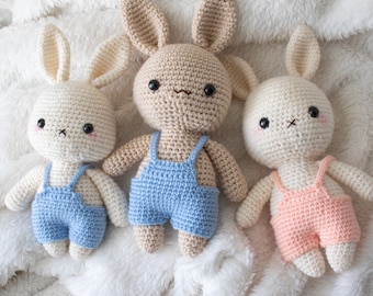Bunny With Overalls - Etsy