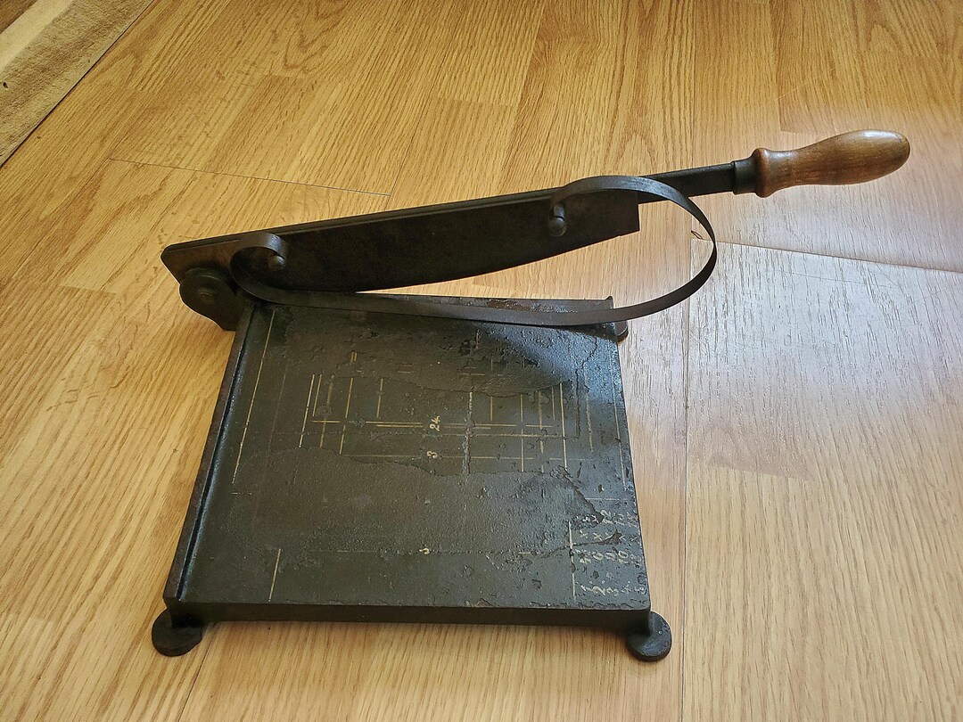 Antique 1910'S Paper Cutter/photo Trimmer Petite - Etsy