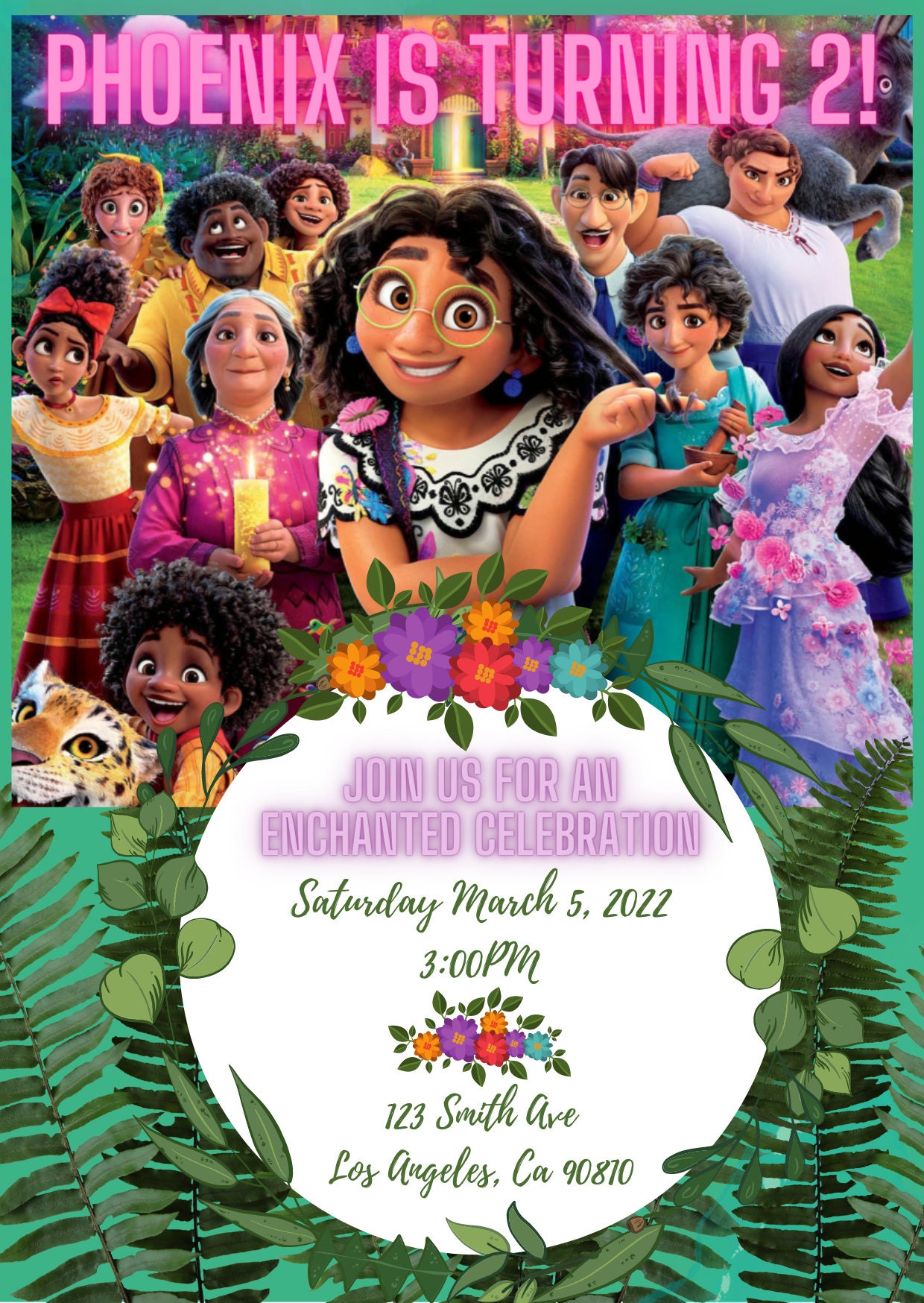 Encanto Birthday Invitation - Etsy Canada