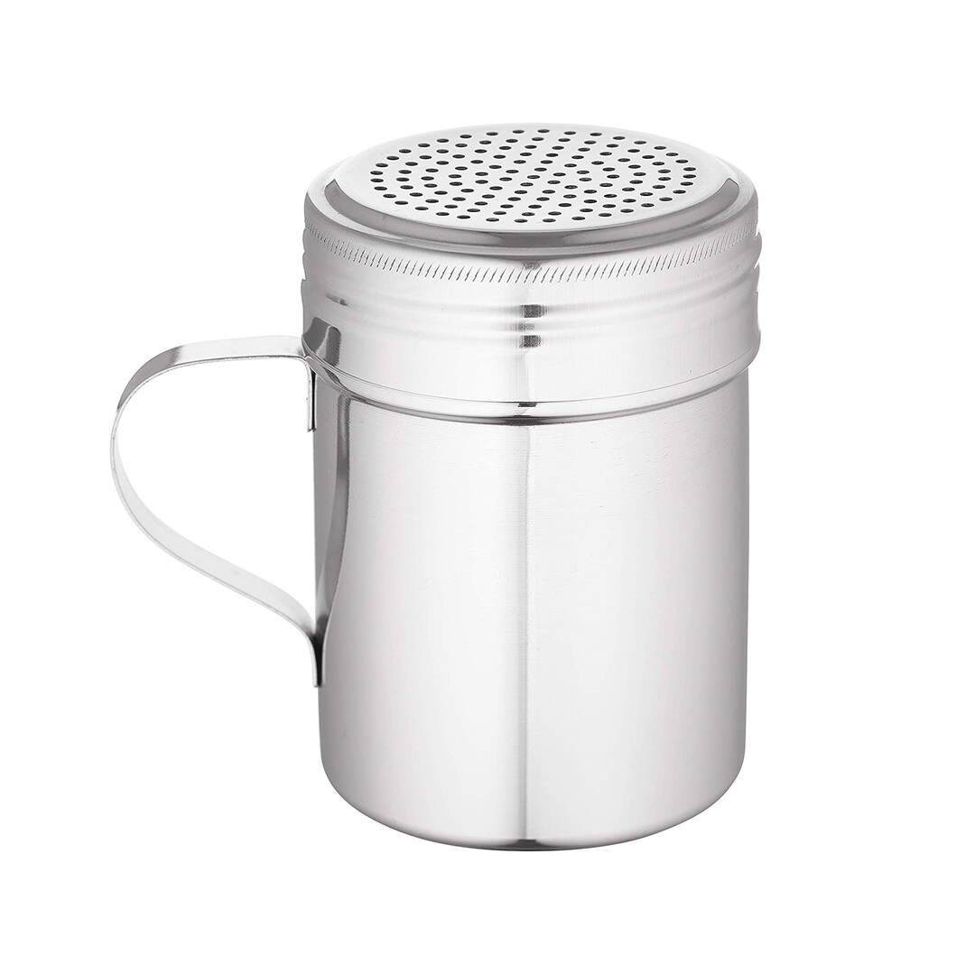 10 Oz. Stainless Steel Versatile Dredge Shaker Set With Handles - Etsy