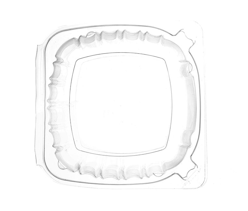 Clear Plastic Clam Shell Take Out Food Container 6 X 6 | Etsy